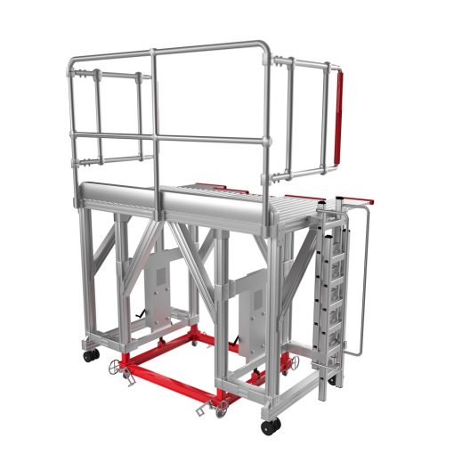 Front Rail Access Platform - AffixScaffolding
